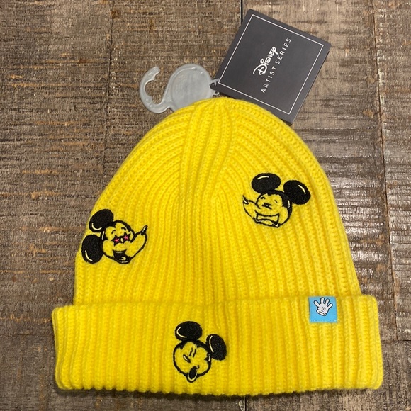 Disney | Accessories | New Disney Artist Series Bright Yellow Mickey ...